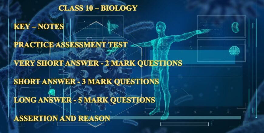 Ncert Class 10 – science – Biology - Sriwiszy Education