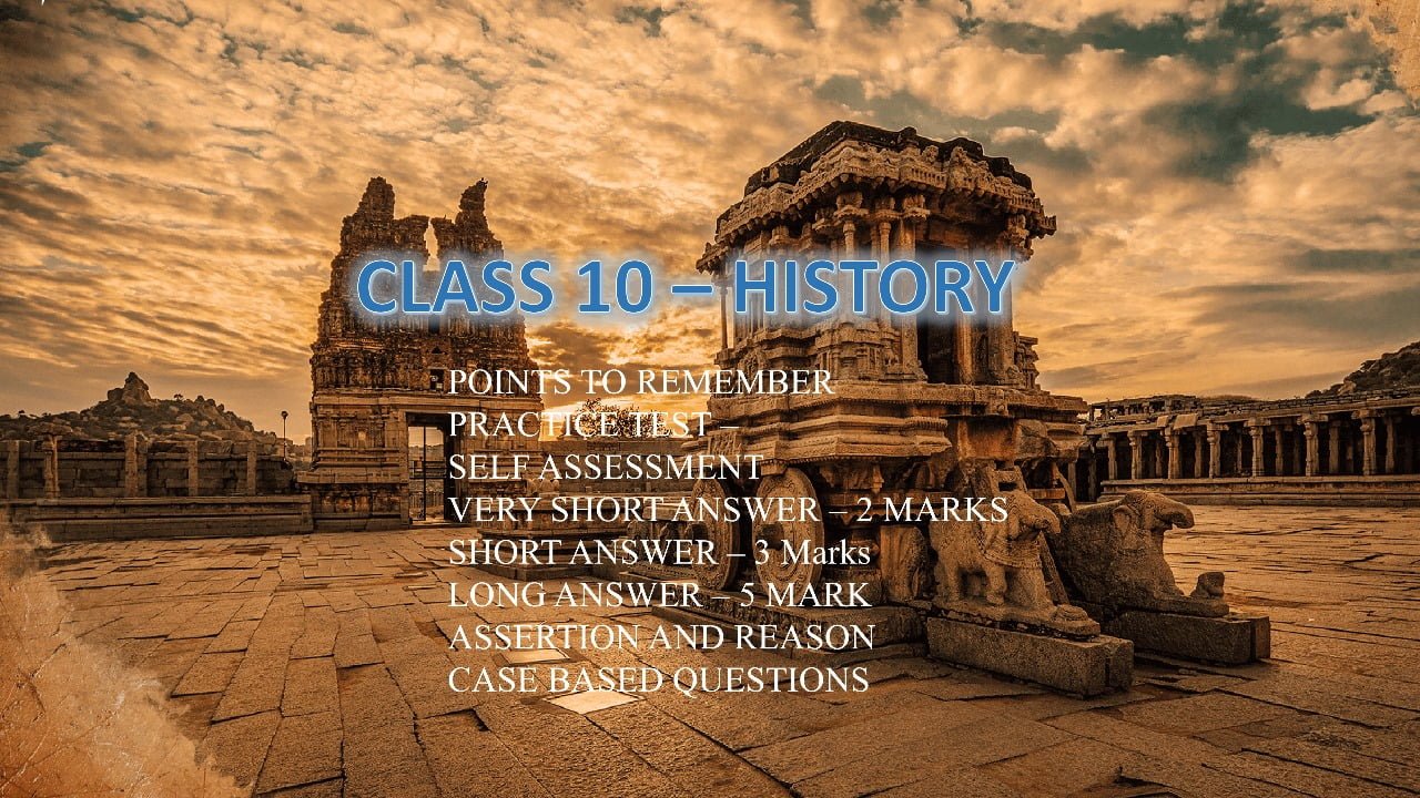 Ncert Class 10 – History -India and the Contemporary World II ...